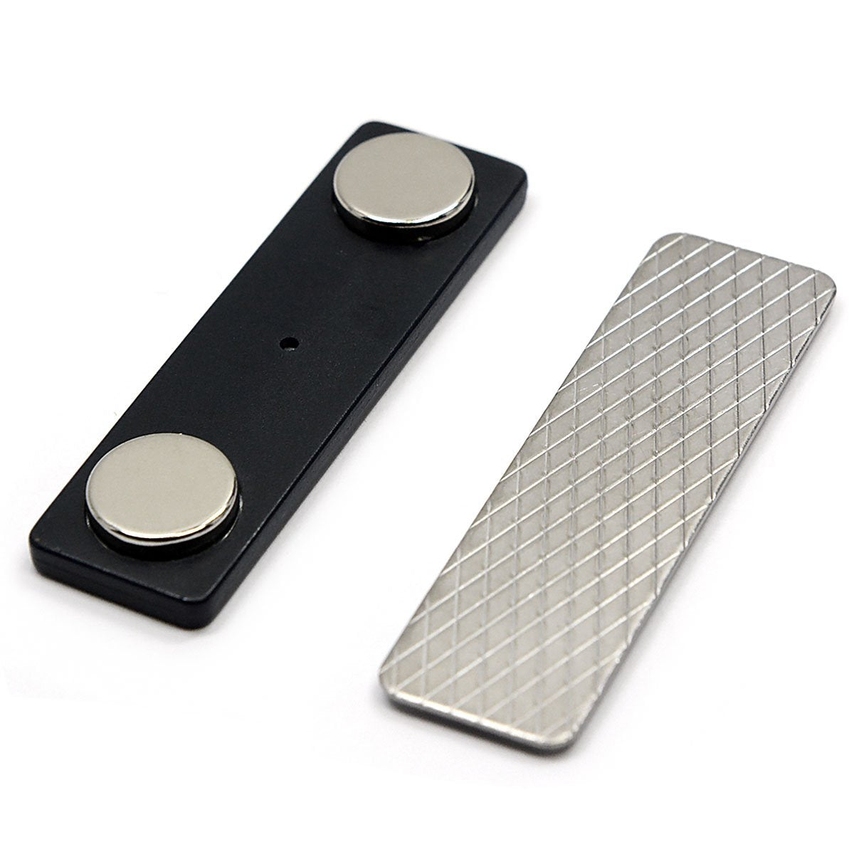 Two Magnet Plastic Badge / Magnetic Name Tag - Pack of 10/20/50 - Magn ...